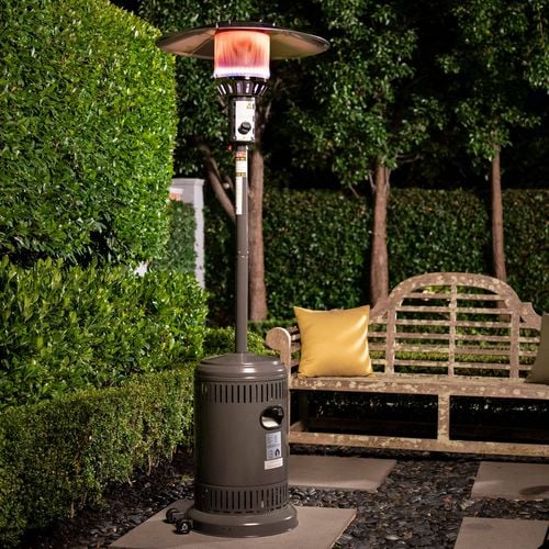 Jumbuck Charcoal Gas Patio Outdoor Heater - Bunnings Australia