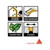 Sika 290ml Black Sikaflex®-111 Stick And Seal Construction Adhesive ...