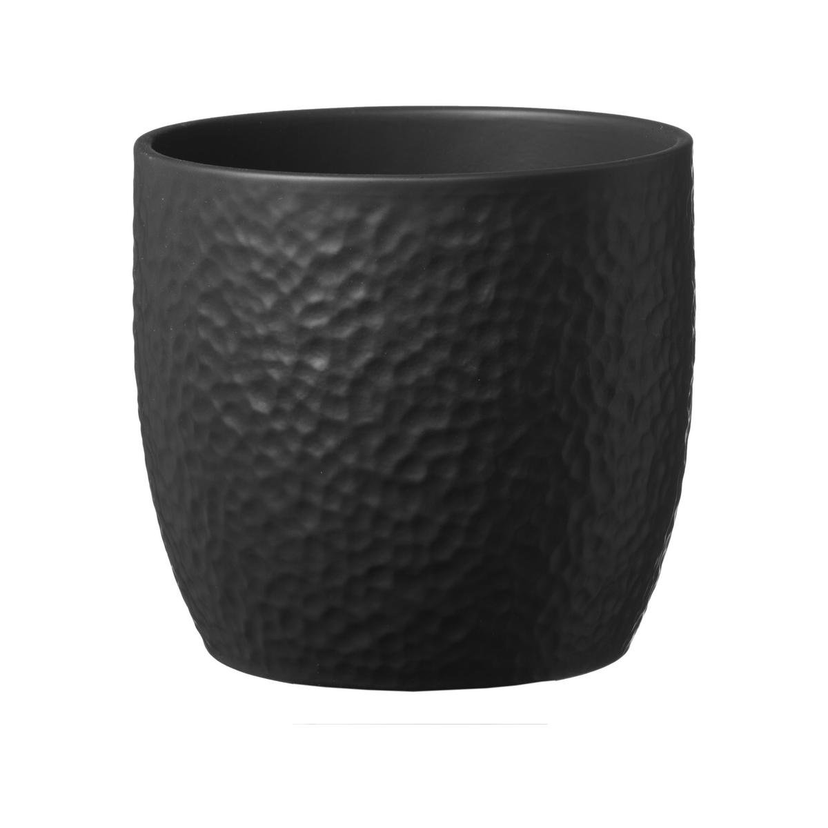 SK 13 x 12cm Black Boston Indoor Pot - 130mm - Bunnings Australia