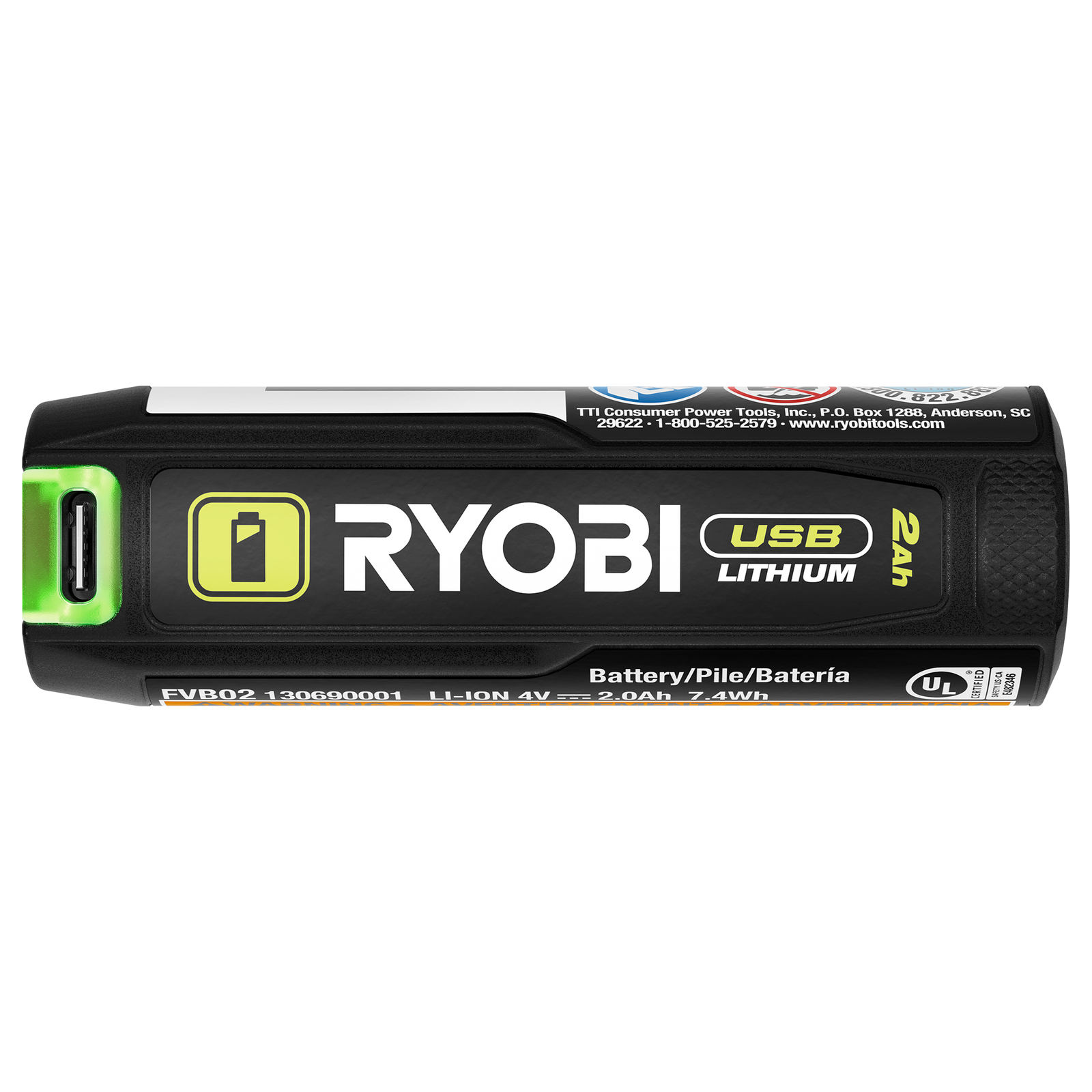 Ryobi USB 2.0Ah Battery Power Bank RB4L20 Bunnings Australia