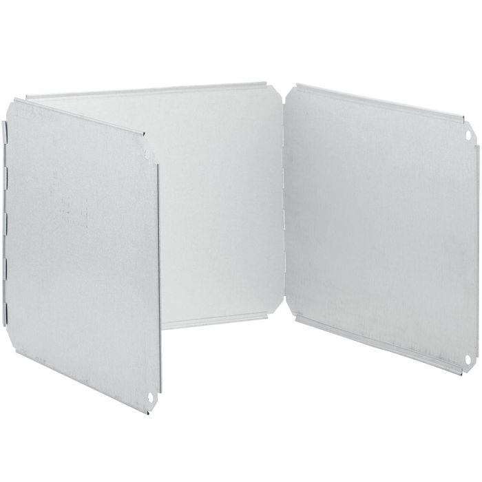 Wildtrak 3-Sided Foldable 111x28cm Camp Fire Windshield - Silver ...