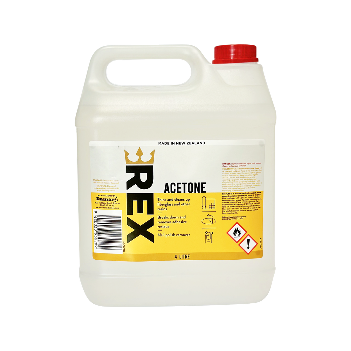 REX Acetone - 4L - Bunnings New Zealand