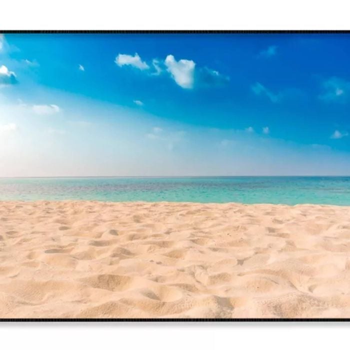 Beautiful Beach and Tropical Sea Print 100% Australian Made 120x90cm ...