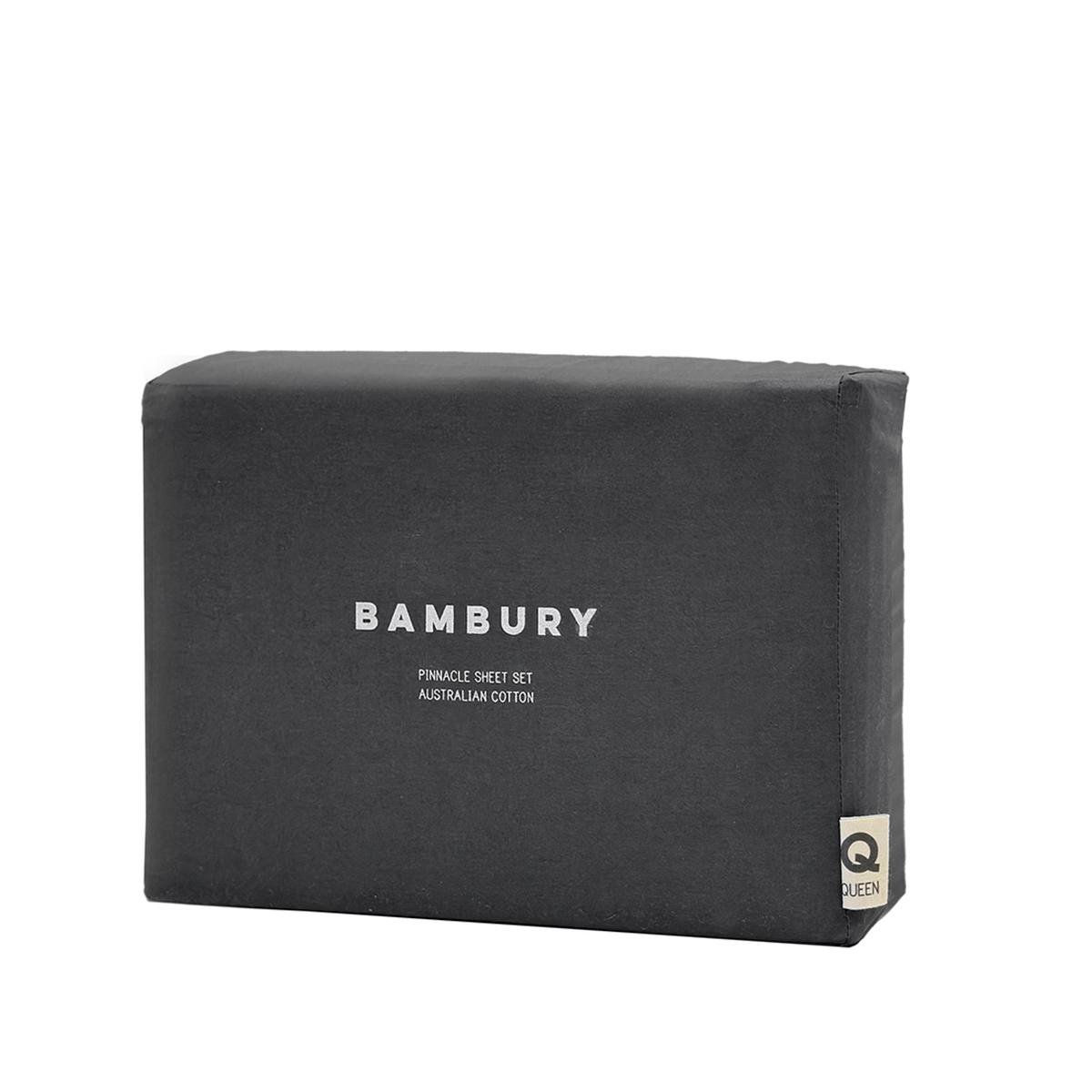 Pinnacle Sheet Set Charcoal Queen - Bunnings Australia