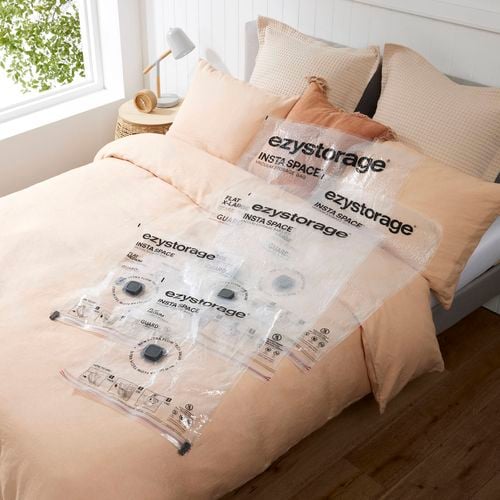 Ezy Storage Insta Space Flat Vacuum Bags (Medium, Large, X-Large) - 5 ...