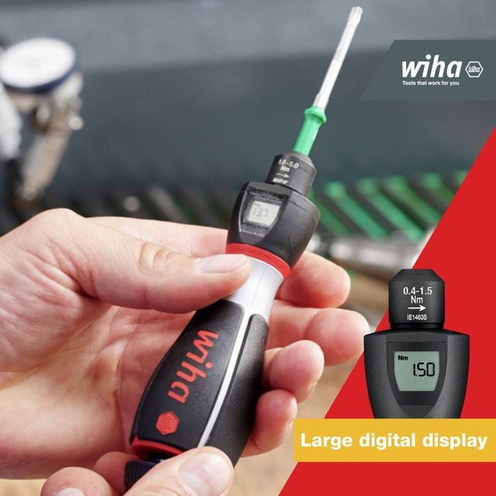 Wiha iTorque Screwdriver With Digital Scale 0.4 1.5 Bunnings Australia
