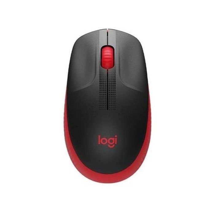 Logitech M190 Full-Size Wireless Mouse - RED - Bunnings Australia