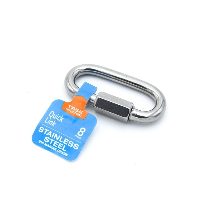 Taskmaster 8mm 316 Stainless Steel Quick Link - Bunnings Australia