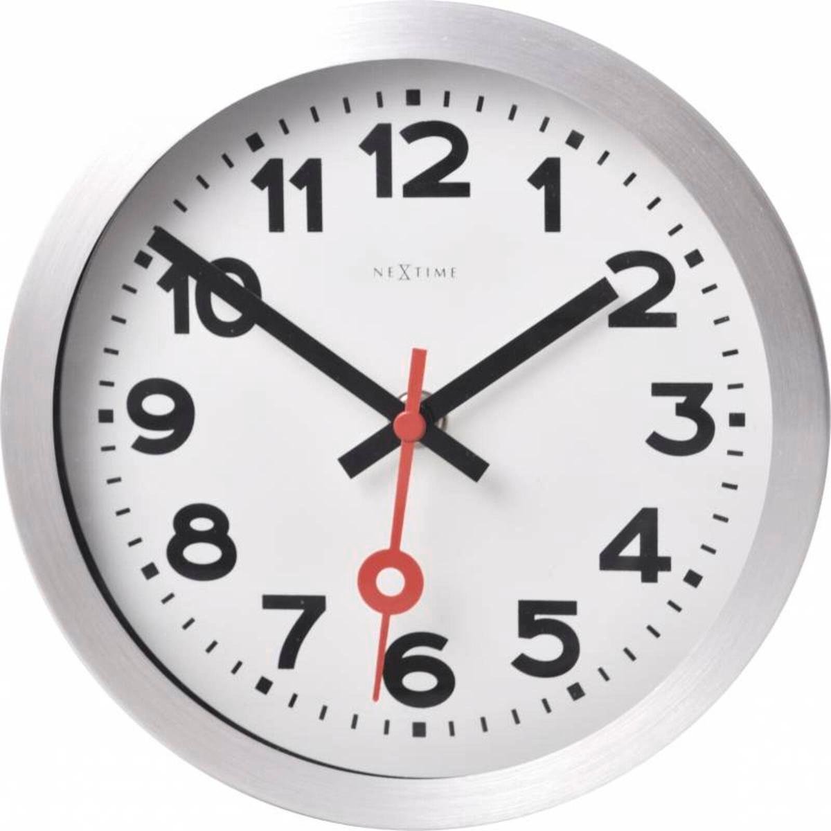 NeXtime 19cm White Station Number Wall/Table Clock - Bunnings Australia