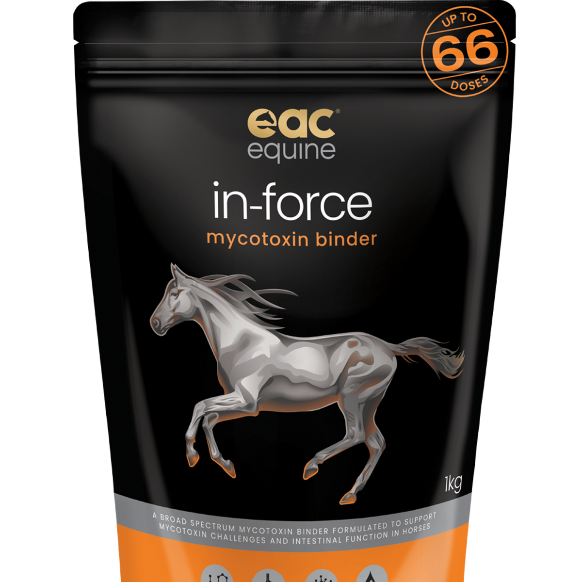 EAC Animal Care In-Force Broad Spectrum Mycotoxin Binder for Horses 1kg ...