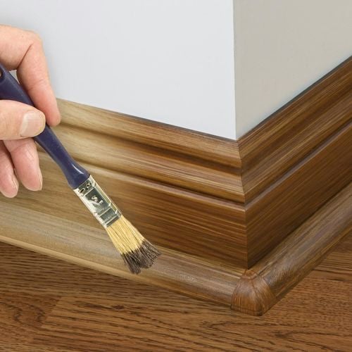 D-Line 22 x 22mm 2m Wood Fibre Cable Management Cover Floor Trim ...