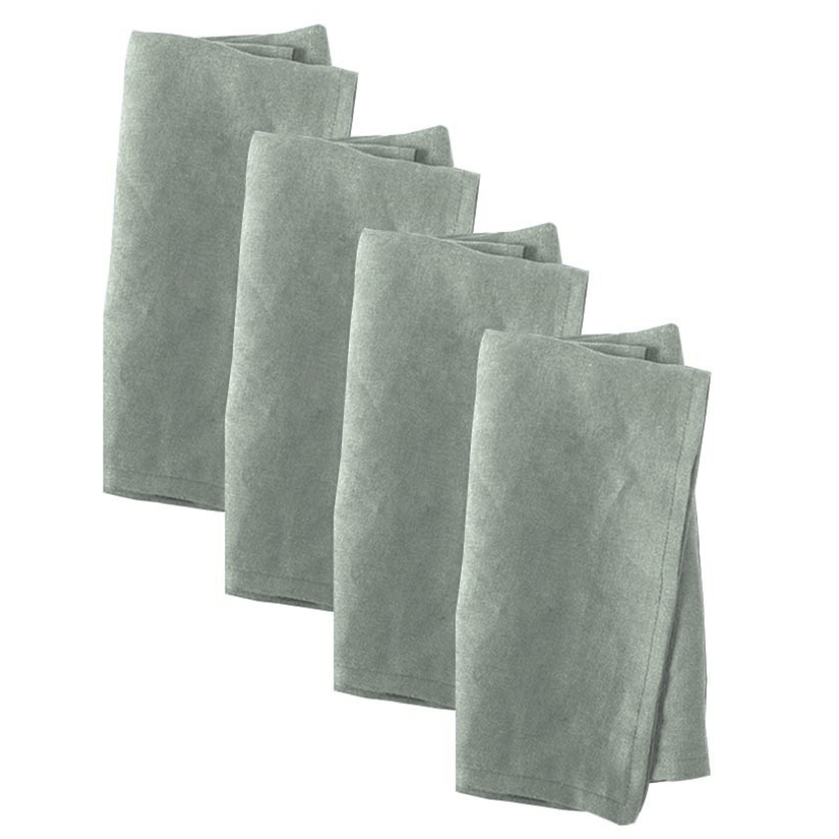Vintage Design Helm Linen Cotton Napkins Green 50X50cmx4pcs - Bunnings ...