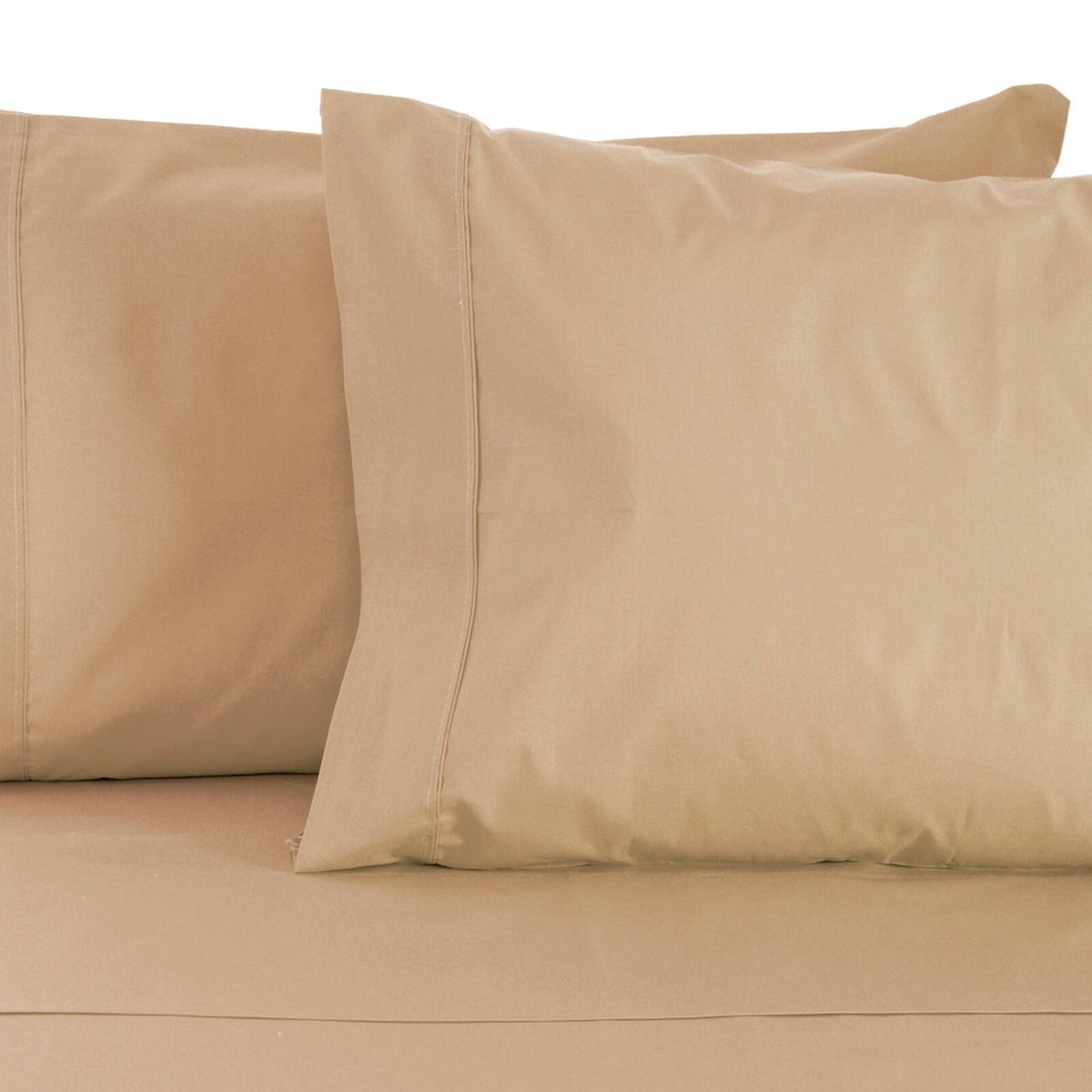 Jenny Mclean Porto Sheet Set 100% Cotton Double 400TC - Linen - Bunnings Australia