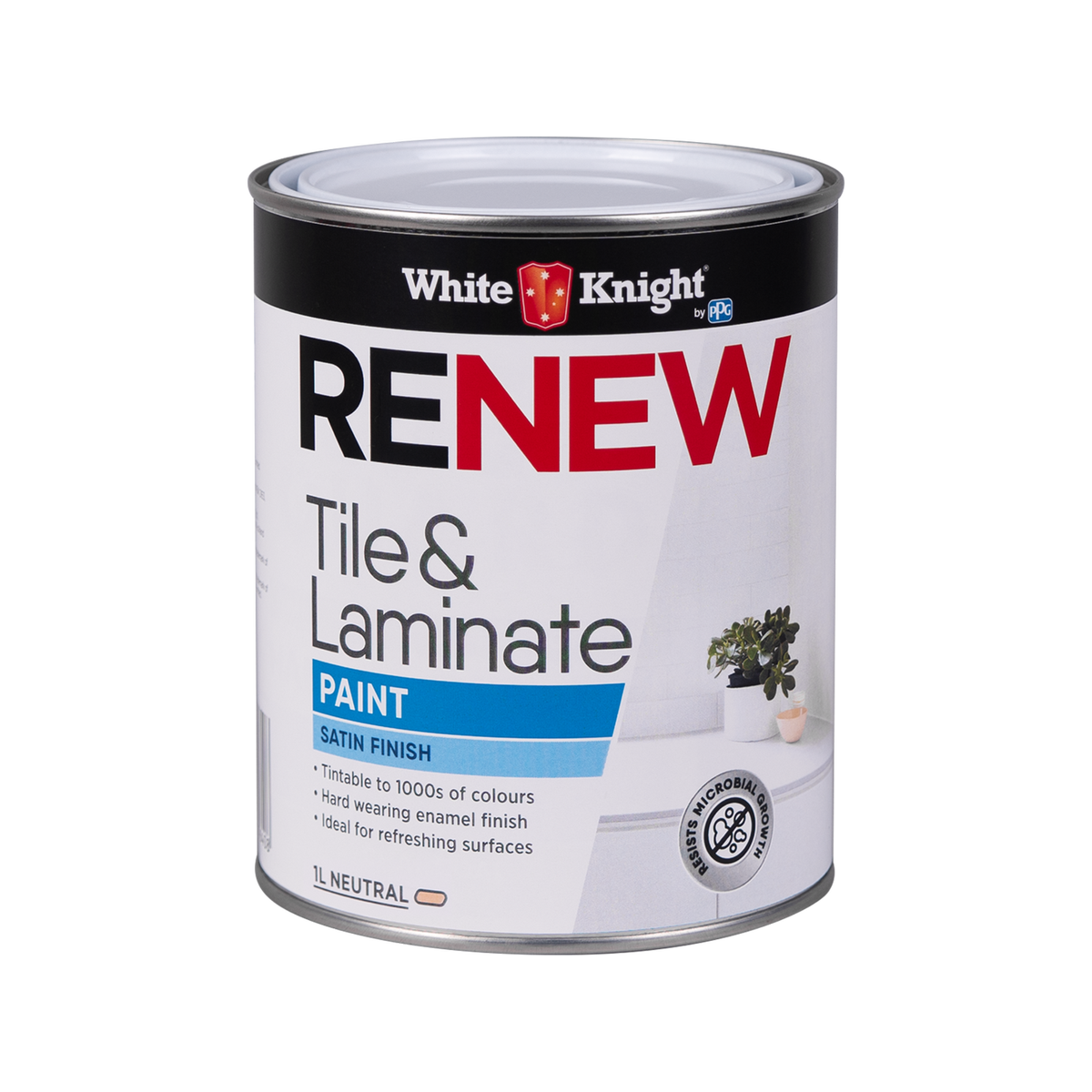 White Knight 1L Satin Neutral Renew Tile & Laminate - Bunnings New Zealand
