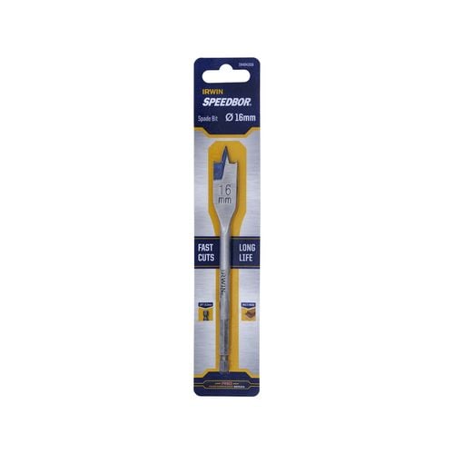 IRWIN 16mm Blue Groove Spade Bit - Bunnings Australia