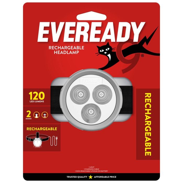 Eveready Rechargeable Headlight 120 Lumen - Bunnings Australia
