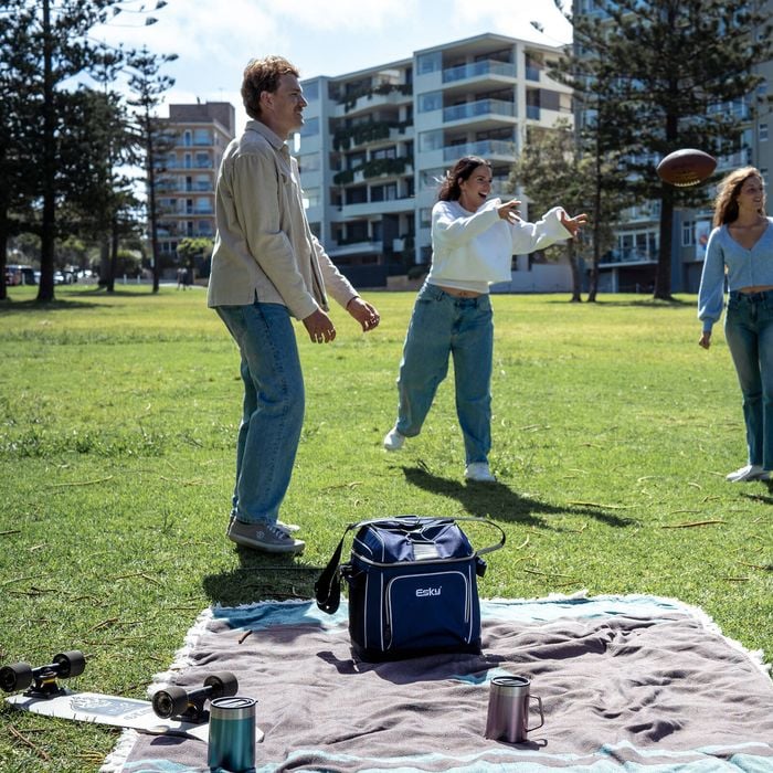 Esky 30 Can Blue Soft Cooler Bag - Bunnings Australia