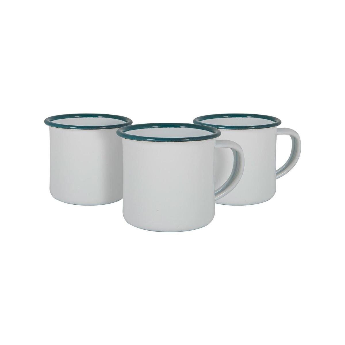 Argon Tableware White Enamel Espresso Cups - 130ml - Pack Of 12 ...