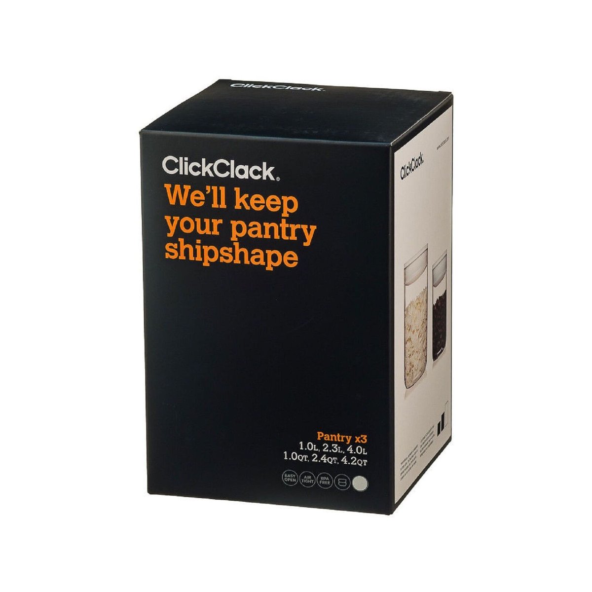 Clickclack Pantry Large Round Box Set Of 3 - Bunnings Australia