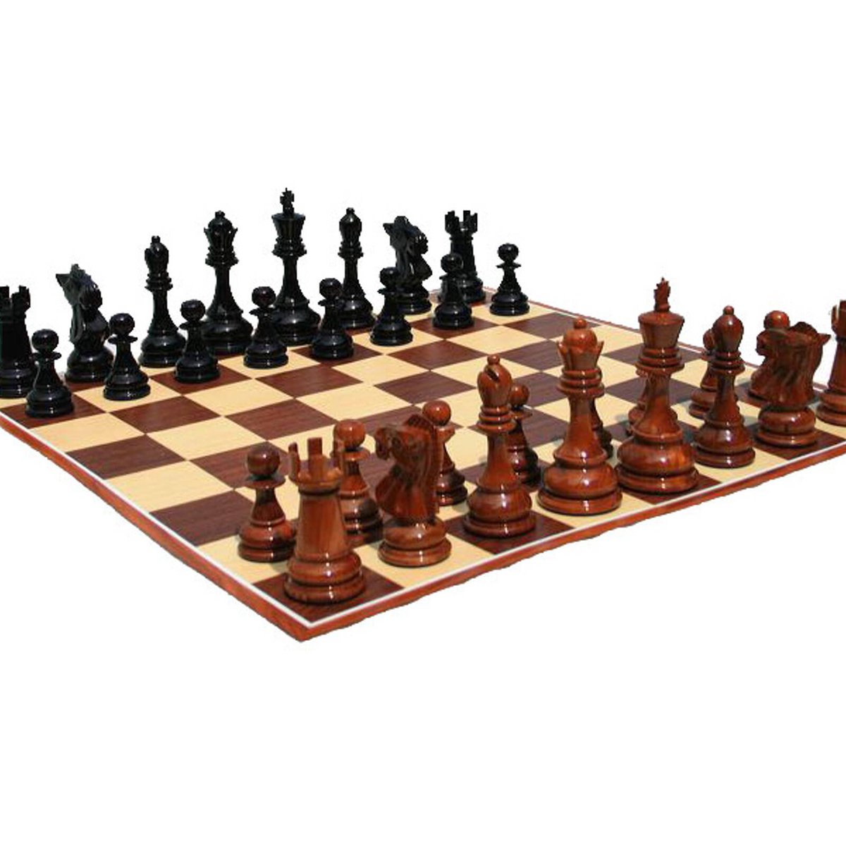 20cm (8 Inch) Teak Chess, Checkers and Board Package - Bunnings Australia
