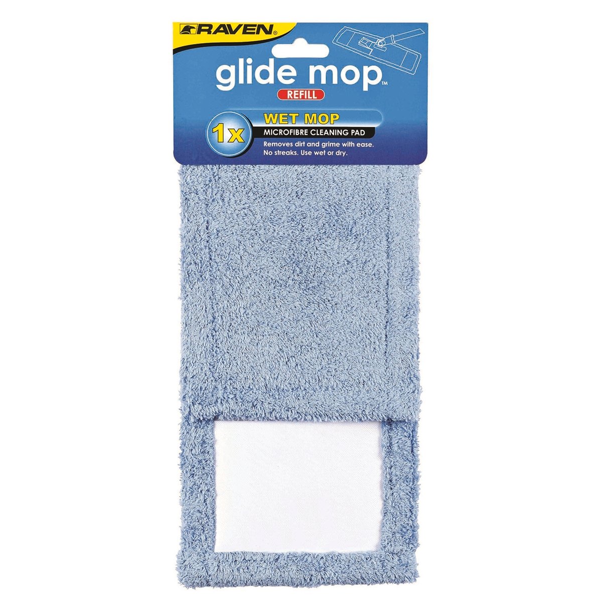 Raven Products Glide Microfibre Wet Mop Refill - Bunnings New Zealand