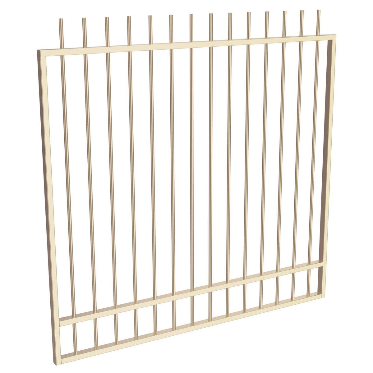 ProtectorAl 1201 1500 x 1500mm Primrose Aluminium Garden Gate Picket ...