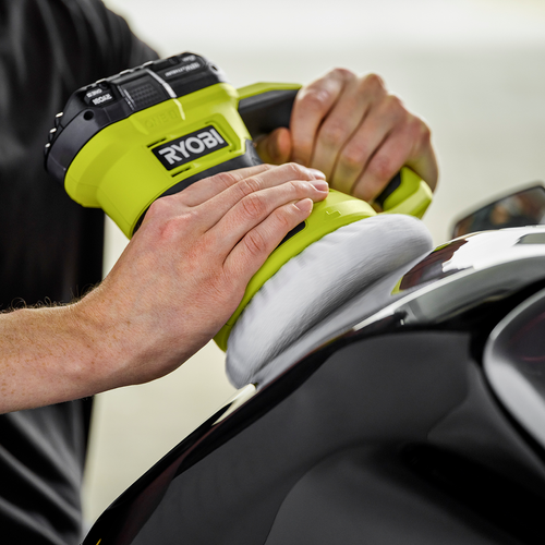 Ryobi 150mm 2 Piece Lambswool And Microfibre Buffing Bonnet Set ...