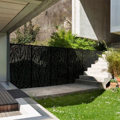Matrix 1800 x 900 x 6mm Charcoal Ferns Screen Panel - Fern - Bunnings ...