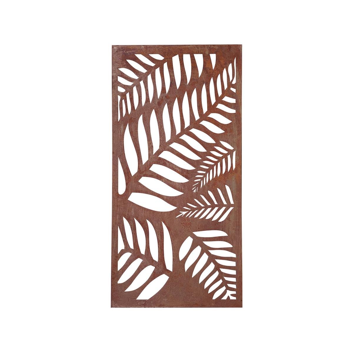 Tuscan Path 1800 x 900mm Fern Rust Screen Panel - Bunnings Australia
