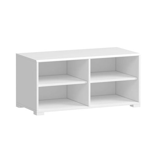 Practa Lowline TV Entertainment Unit Bundle - 2 Drawers 1 Door - White ...