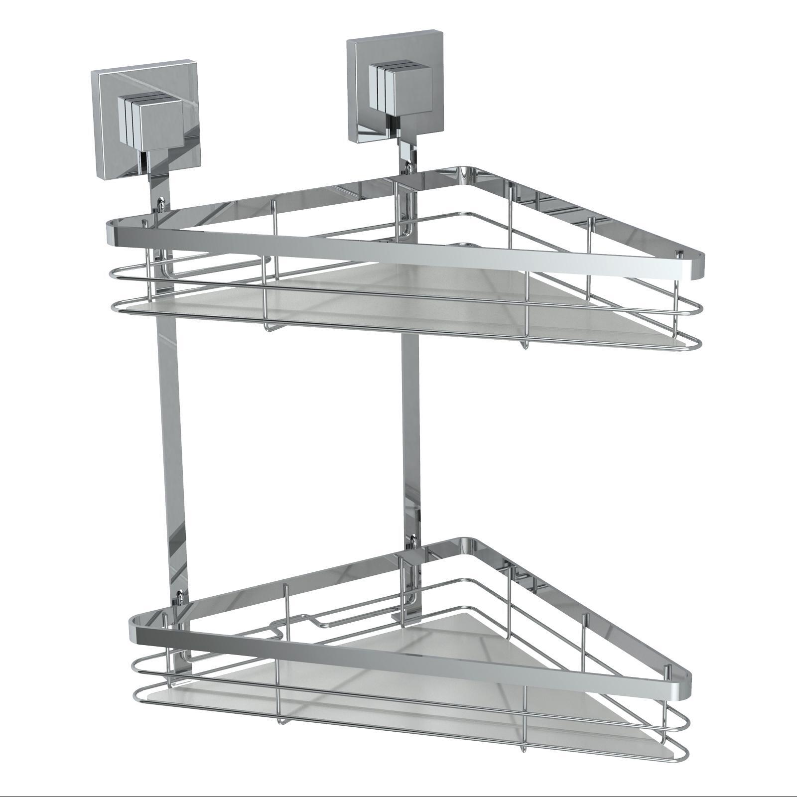 Fusion Loc 26kg Stainless Steel Style Plus Double Corner Shower Caddy Bunnings Australia
