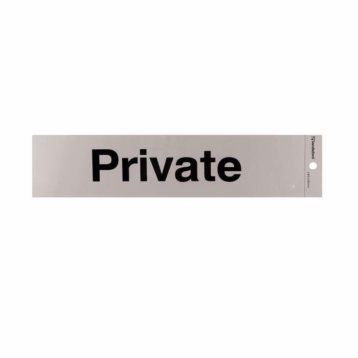 Sandleford Private Self Adhesive Sign - Bunnings Australia