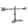 Monster Dual Monitor Arm Stand 32'' w/ VESA 75 & 100mm - Black ...