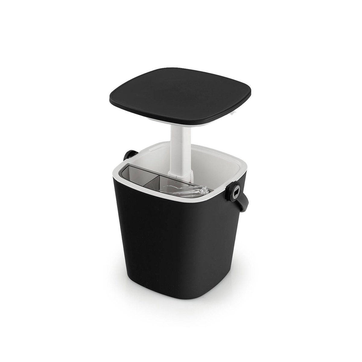 Costway 15L Portable Ice Box Bar Bucket Beverage Cooler Black ...