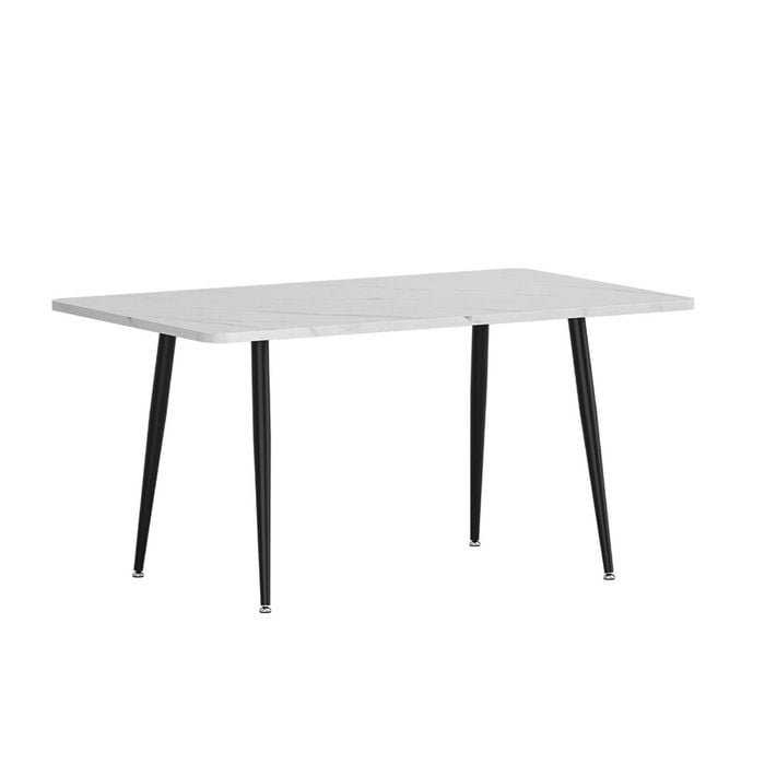 1.5M Artiss Dining Table Marble Effect - Bunnings Australia