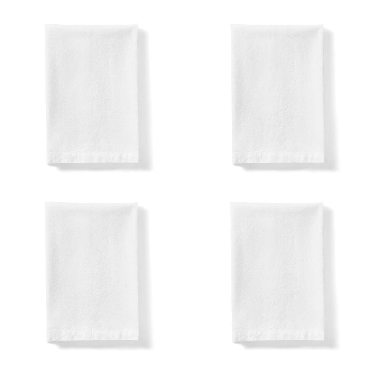 Amalfi Sorrento Liveable Linen Napkins 4pcs Set White 45x45x1cm ...
