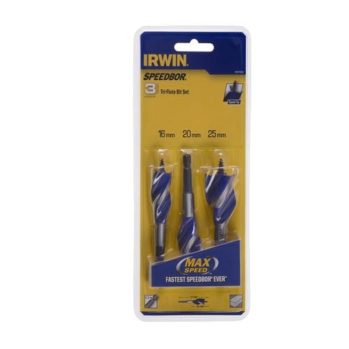 IRWIN 3 Piece Speedbor Max Speed Bit Set - Bunnings Australia