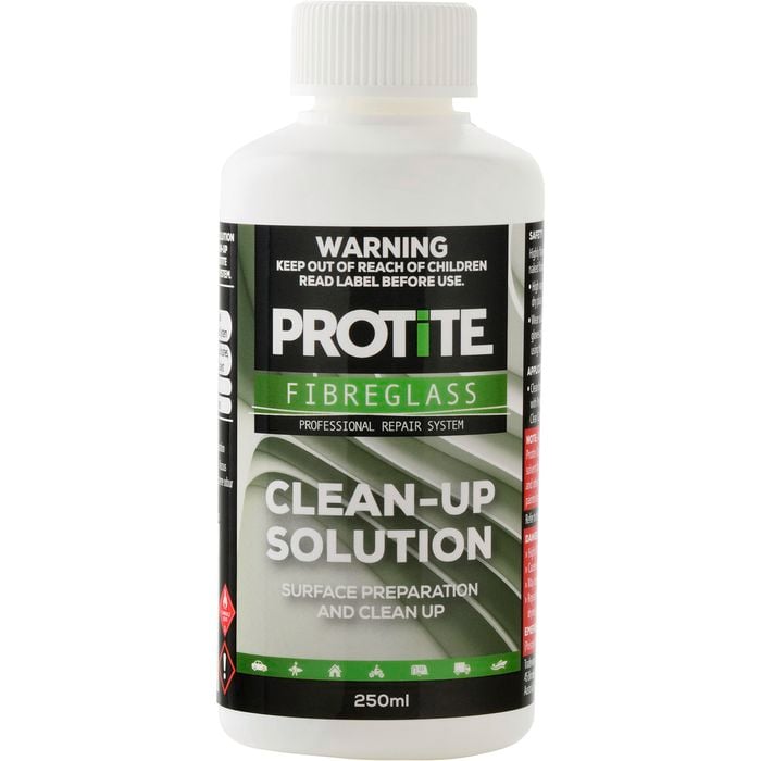 Protite 250ml Fibreglass Clean Up Solution - Bunnings Australia