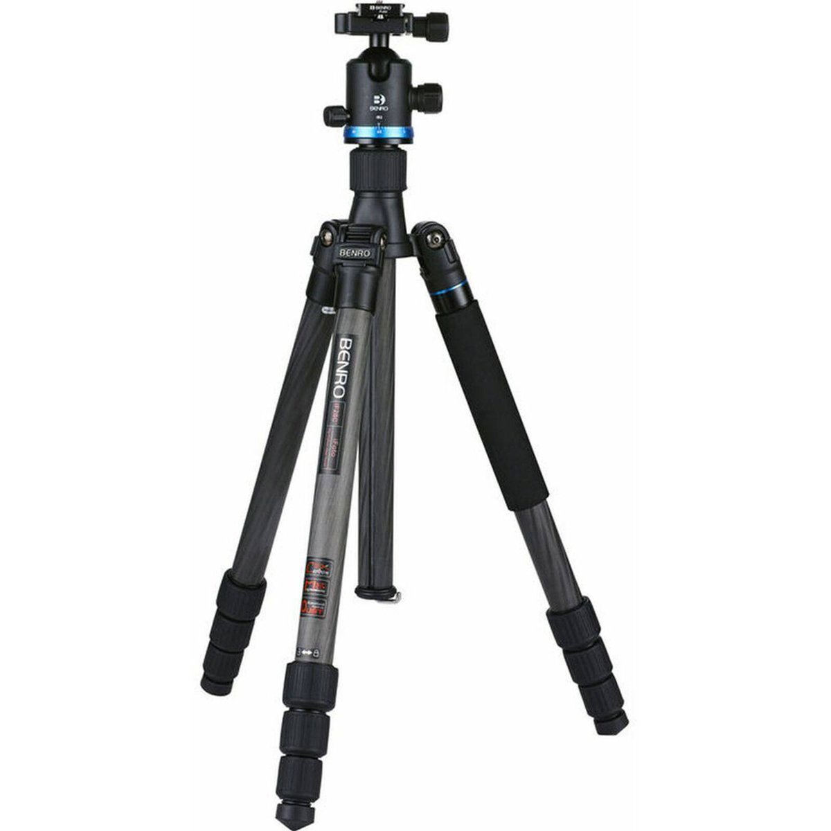 Benro iFoto Carbon Fibre Tripod Kit B2 Ball Head w/ Twist Lock 165cm ...