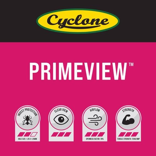 Cyclone 910mm x 6m Primeview Flyscreen - Bunnings Australia
