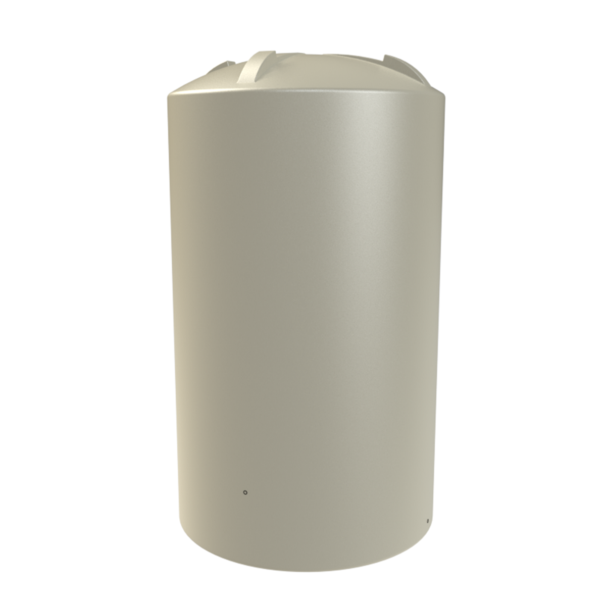 Melro Tanks 2500L Polyethylene Round Water Tank - Smooth Cream ...