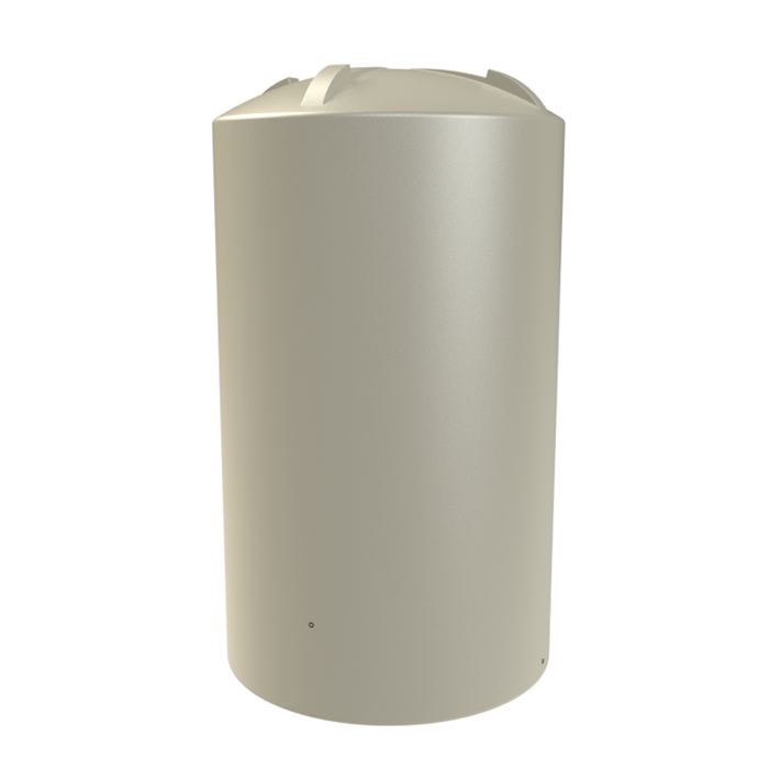 Melro Tanks 2500L Smooth Cream Poly Round Water Tank - Bunnings Australia