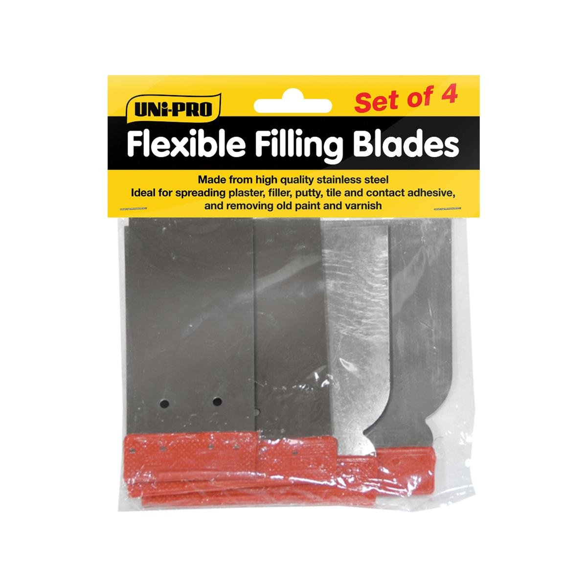 UNi-PRO 4 Piece Filling Blade Set - Bunnings Australia