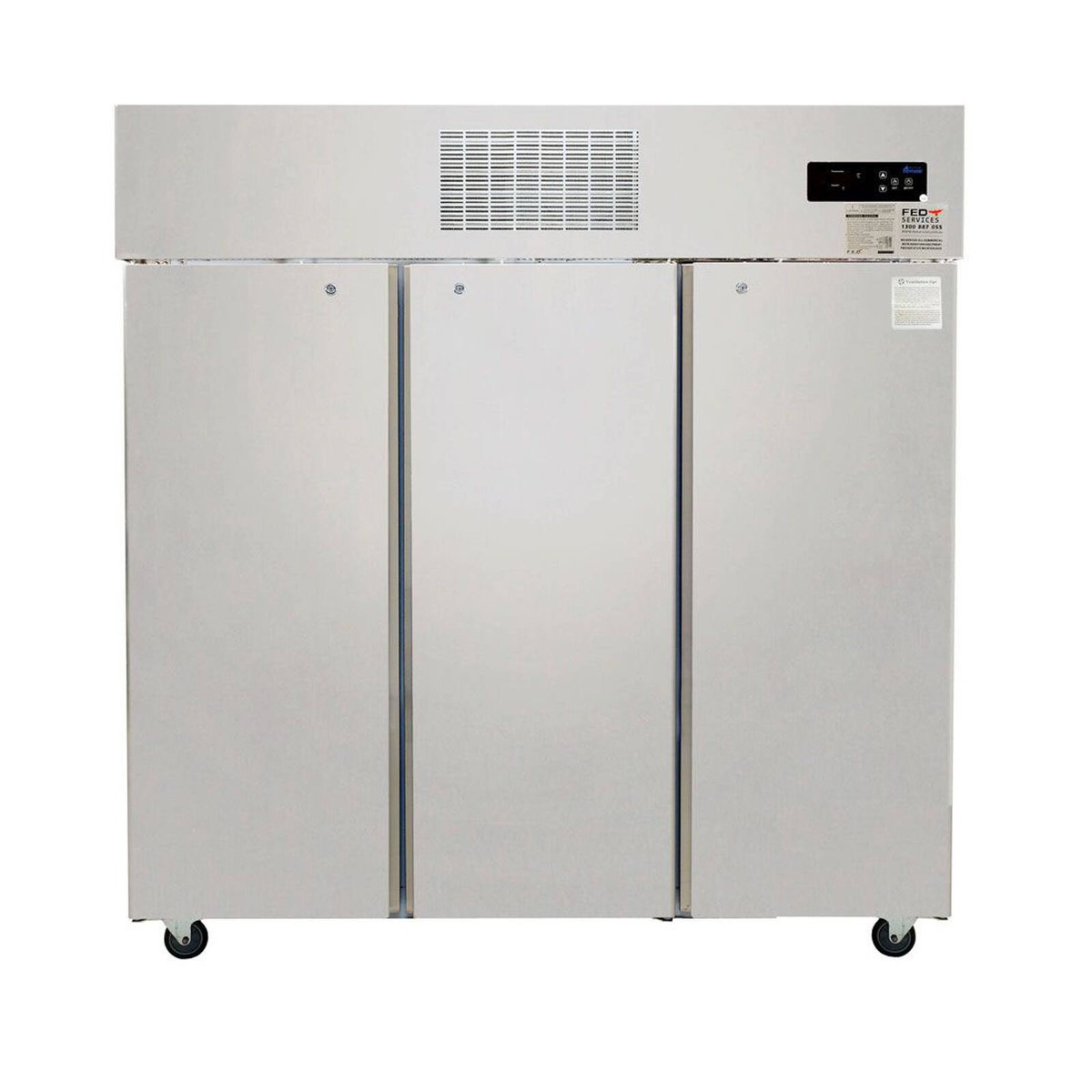 Thermaster SUC1500 Tropical 3 Door SS Fridge 1500L - Bunnings Australia