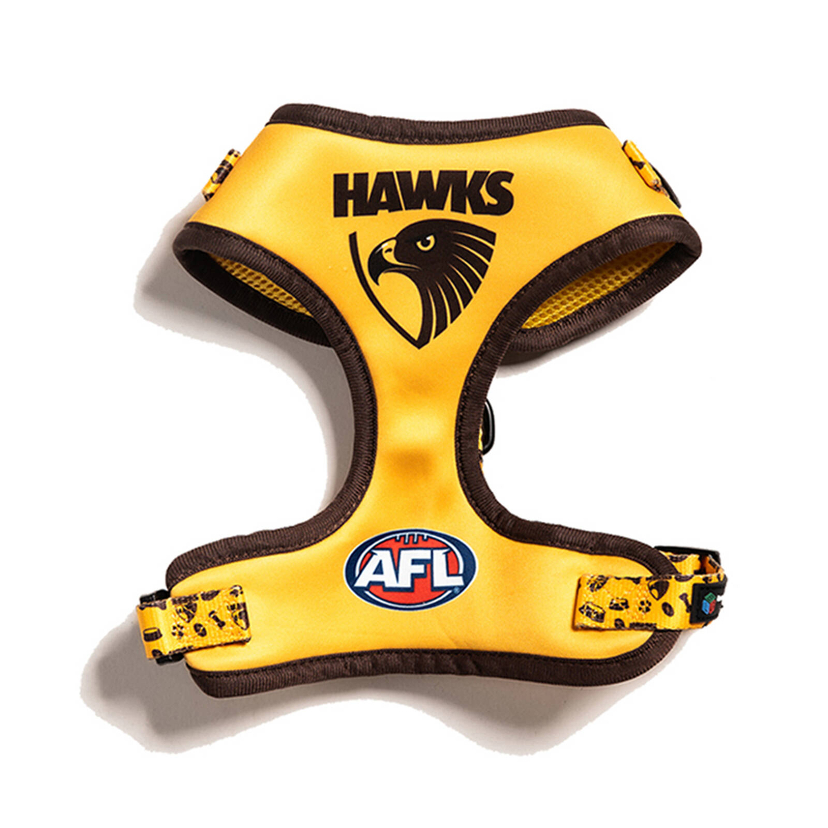 AFL Hawthorn Hawks Pet Dog Padded Harness Adjustable Vest XS - Bunnings ...