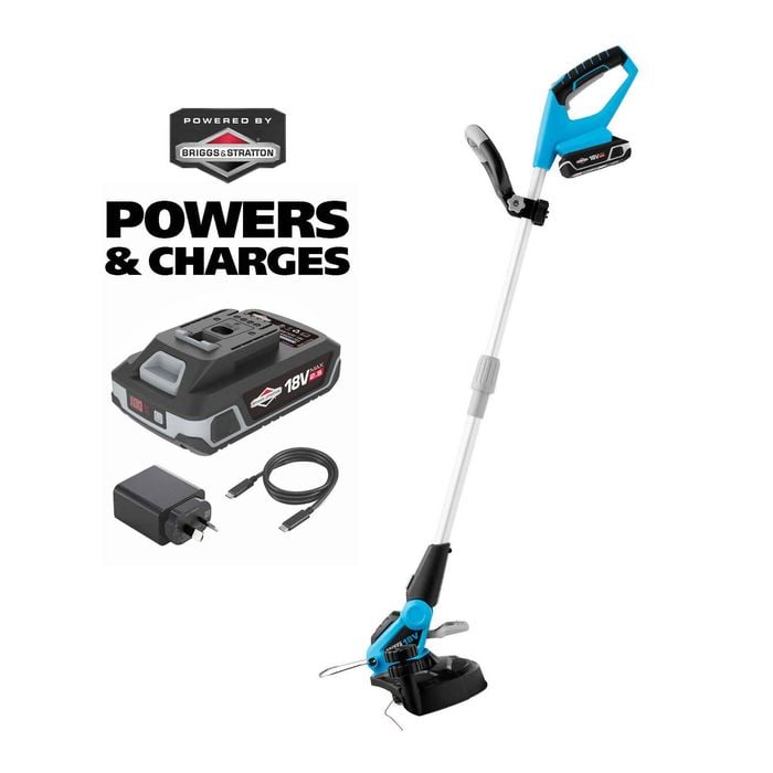 Victa 18V Line Trimmer Kit with 2.5AH USB-C battery 1697614 - Bunnings ...