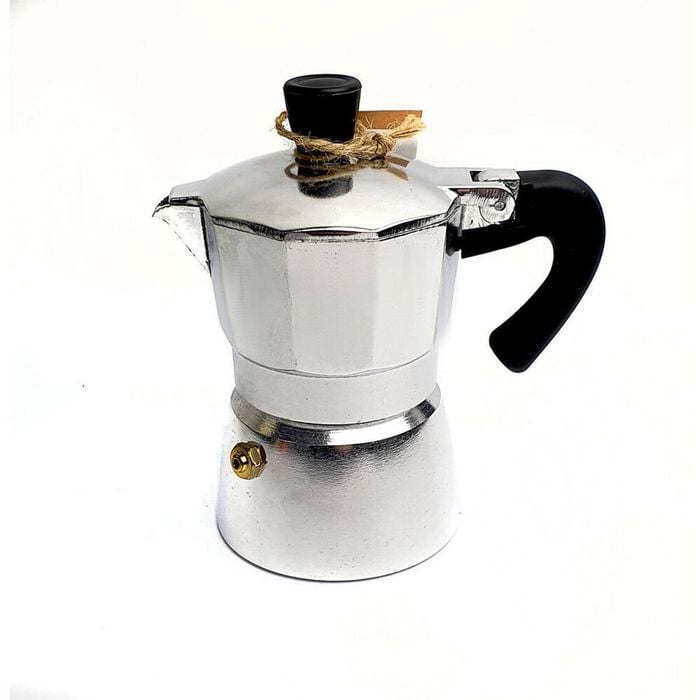 Coffee Culture Aluminium 1-Cup Espresso Stovetop Coffee Maker - Silver ...