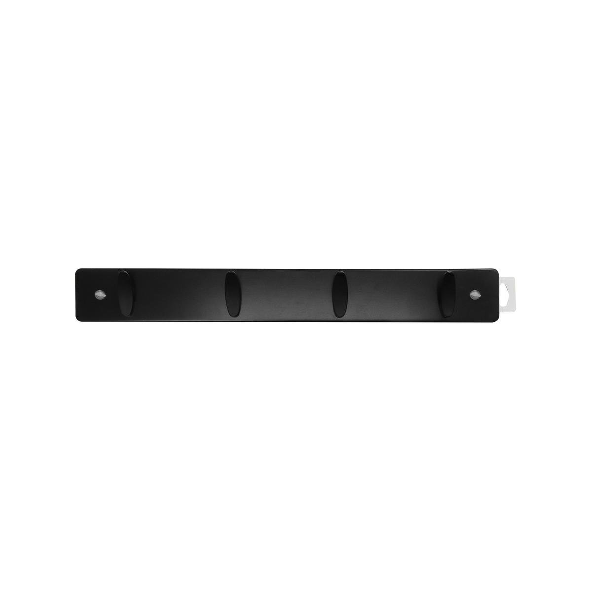 Adoored 4 Black Nickel Hooks Deco Hook Rack - Bunnings New Zealand