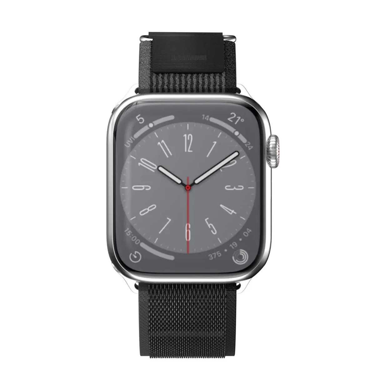 SwitchEasy Flex Woven Watch Loop For Watch 38/40/41mm - Black/Grey ...