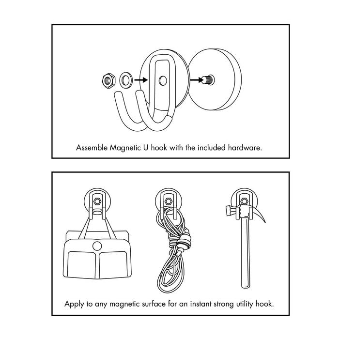 Everhang Magnetic Utility U Hook - Bunnings Australia